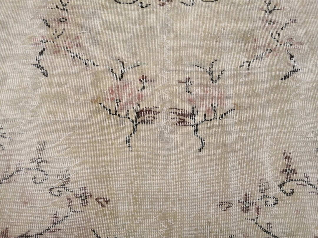 Vintage Persian Rug, Turkish Large Rug, Persian Old Wool Rug, Persian ...