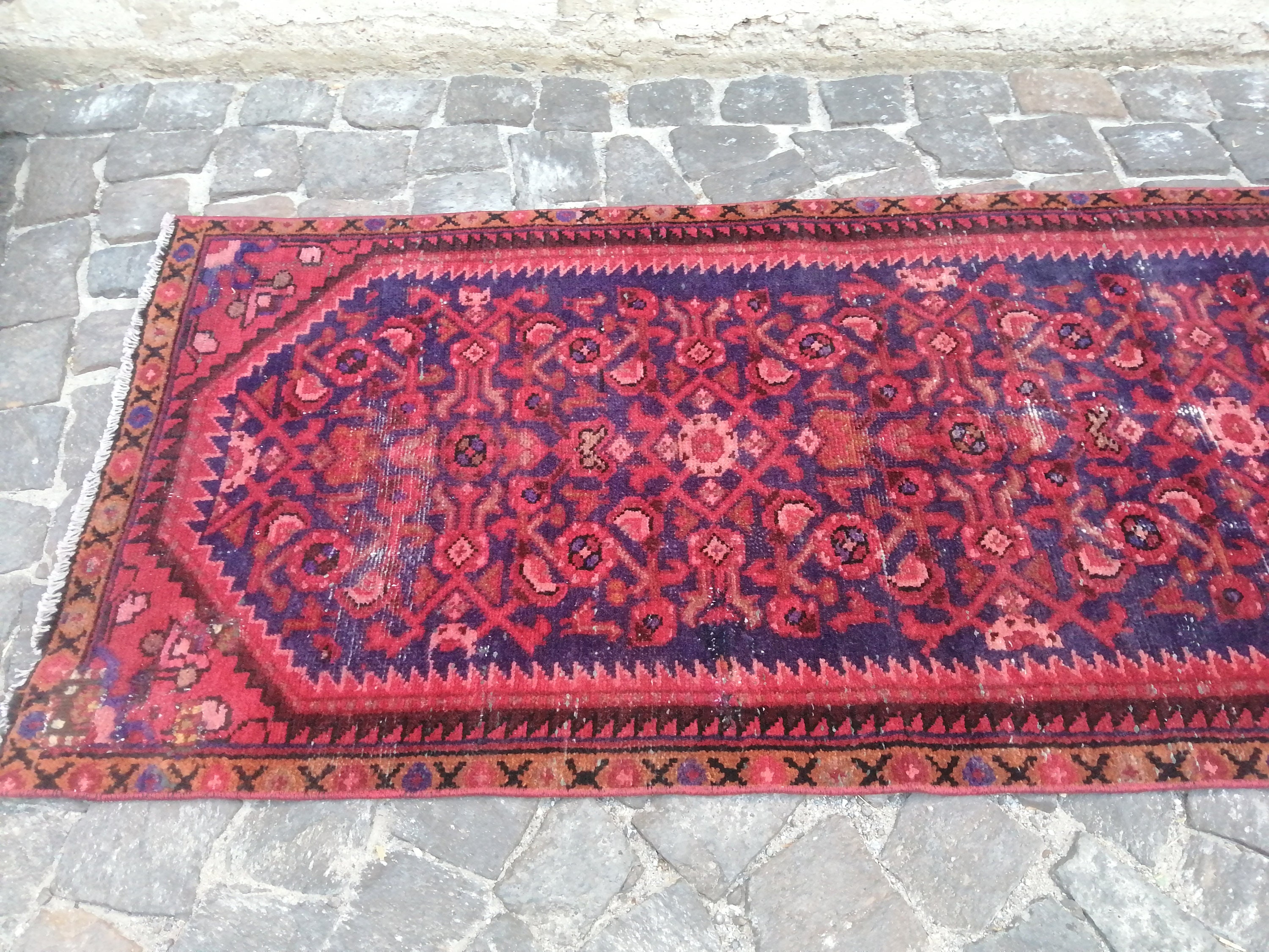 Persian Rug, Persian Runner Rug, Persian Vintage Runner Rug, Antique Runner Rug, Vintage Rug ...
