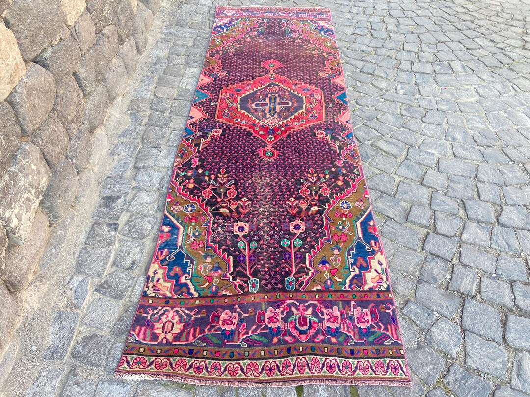 3x10 Rug Persian Runner Rug, Turkish Rug, Vintage Persian Rug, Turkish ...