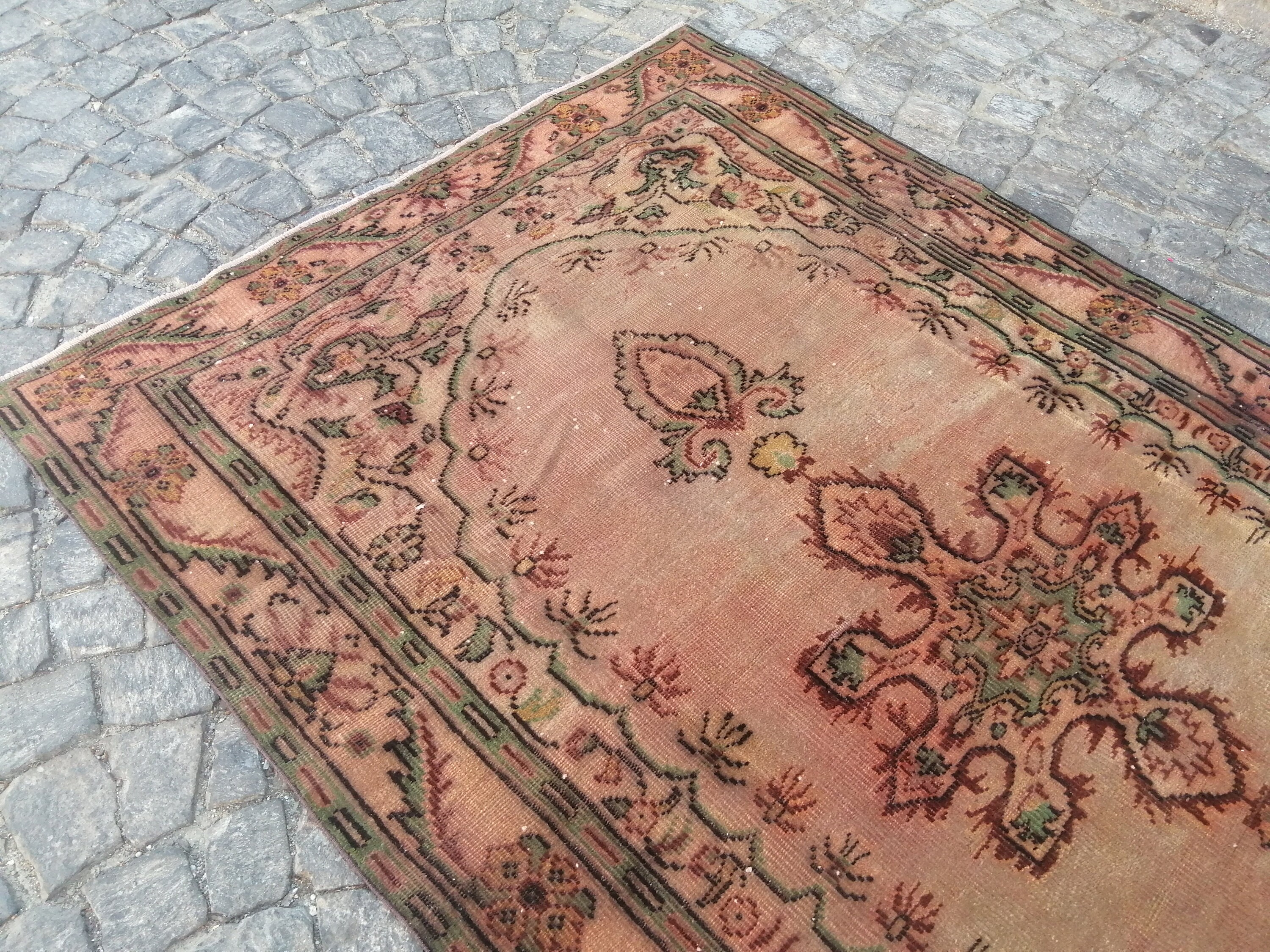 Turkish Copper Rug Persian Turkish Rug Persian Vintage Rug - Etsy