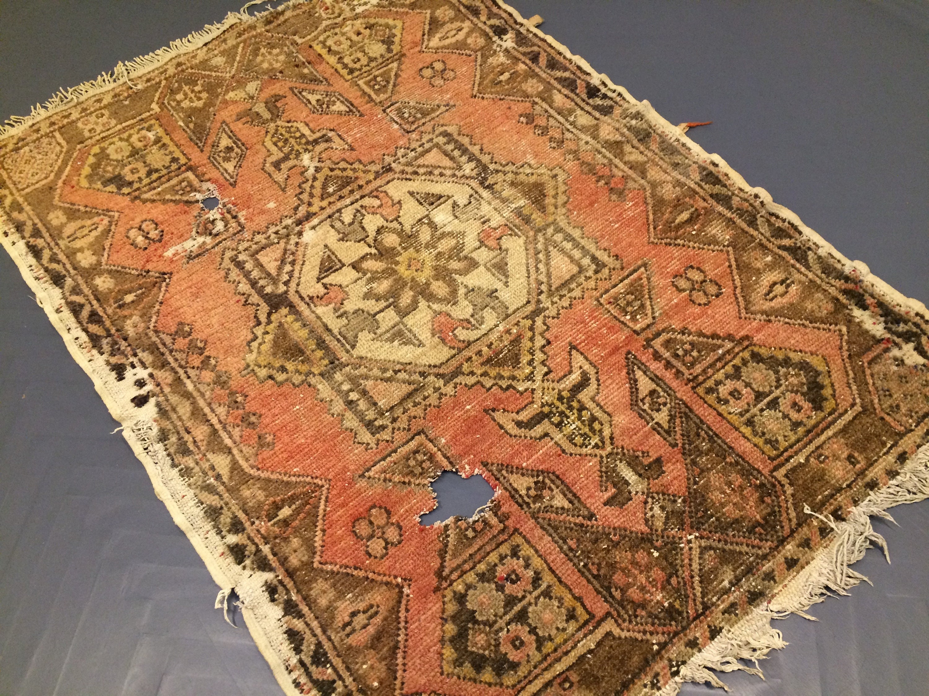 Antique Rug, Date Rug, Quite Old Rug, 19th Century Rug, Wool Antique ...