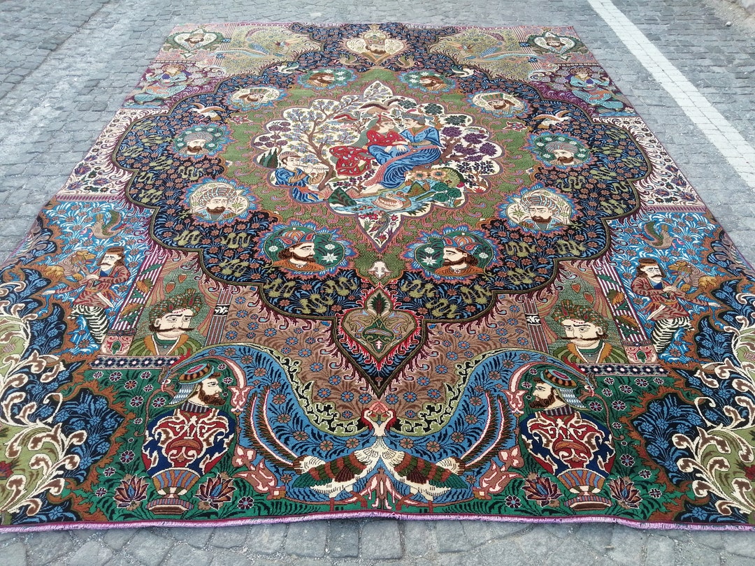 Persian Rug Vintage, Persian Rug Wool, Persian Rug 10x13, Persian Rug ...