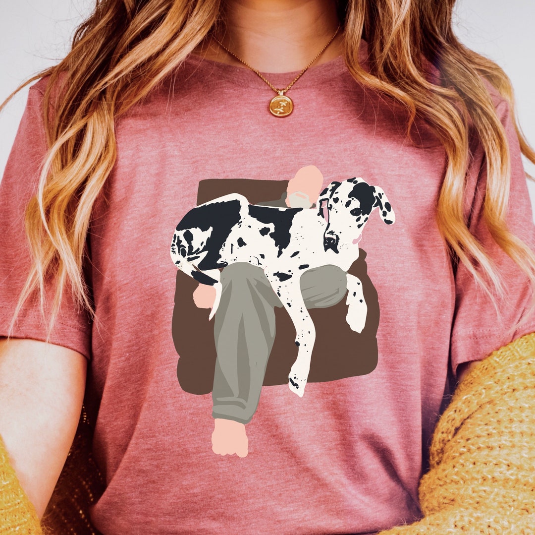 Larry and Joe Merch, Larry Great Dane, Larry and Dad in Chair ...