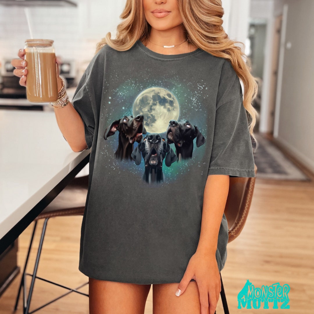 3 Great Dane Moon Tee, Funny Great Dane Shirt, Great Dane Sweatshirt ...