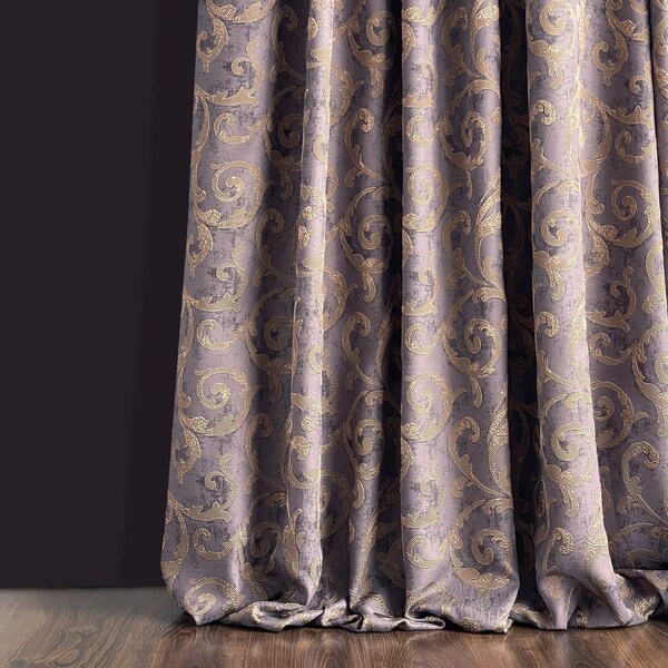 Damask Curtains - Etsy