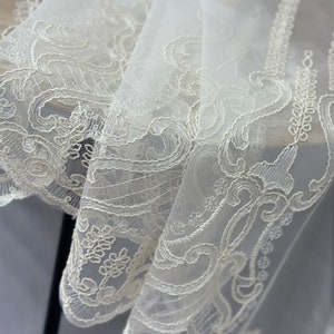 Custom Sheer Curtains: Victorian Embroidered Lace Window Sheers - Etsy