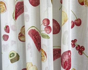 Sheer Fruit Curtains - Etsy