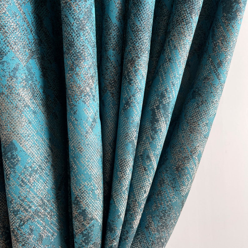 Modern Jacquard Drapery Curtain Long Living Room Curtains - Etsy