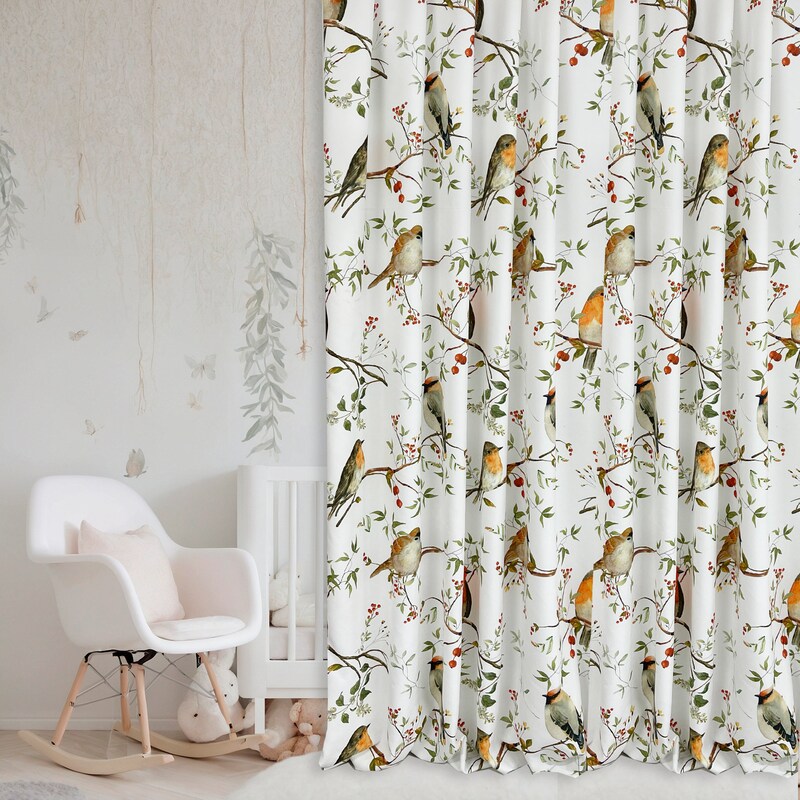 Bird Curtains - Etsy