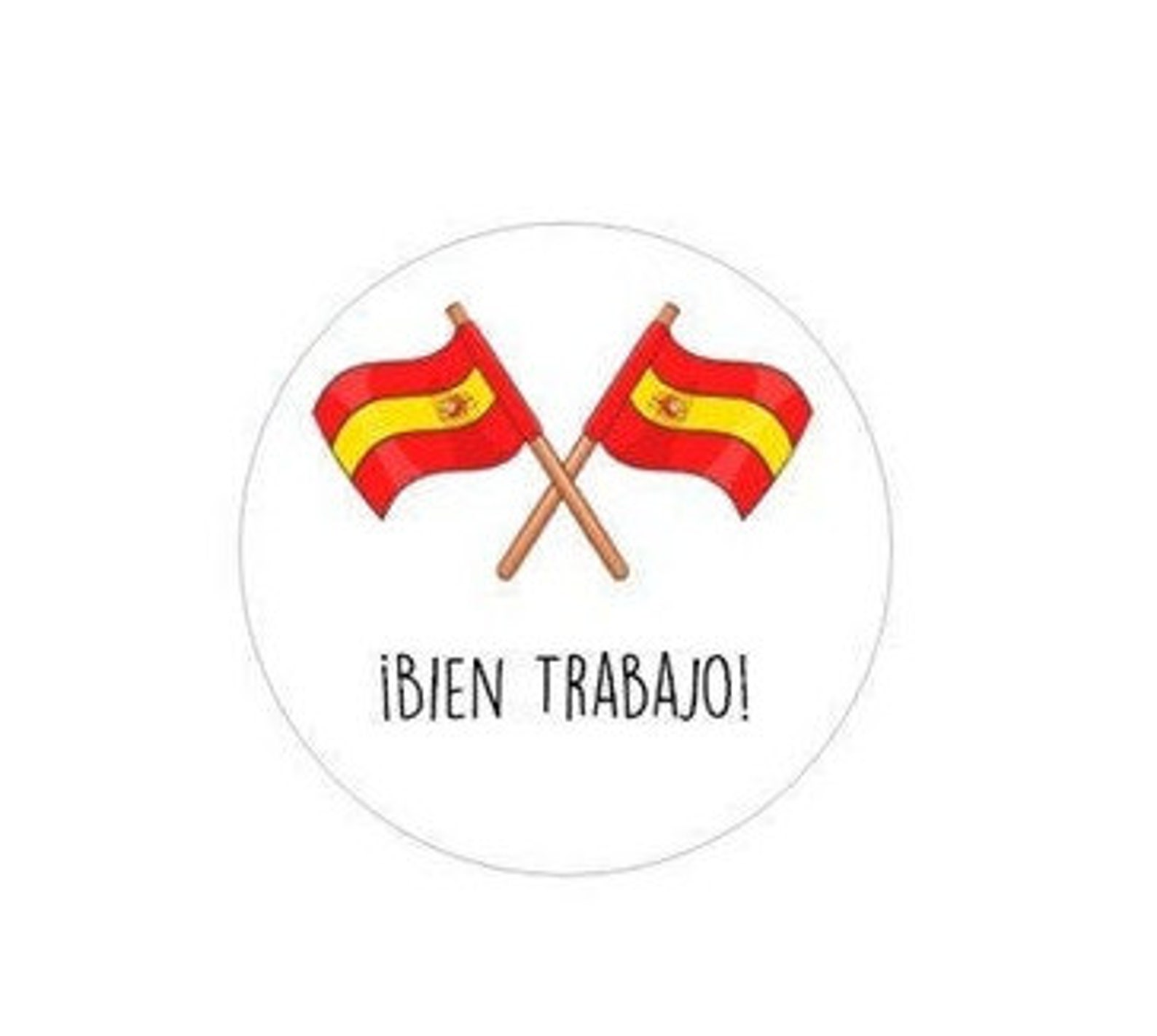 Spanish Great Work Sticker Sheet Etsy spanish-great-work-sticker-sheet-etsy