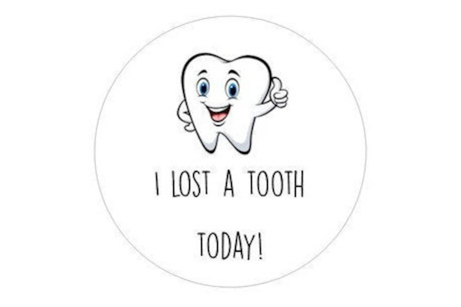 I Lost A Tooth Today Sticker Sheet | Etsy