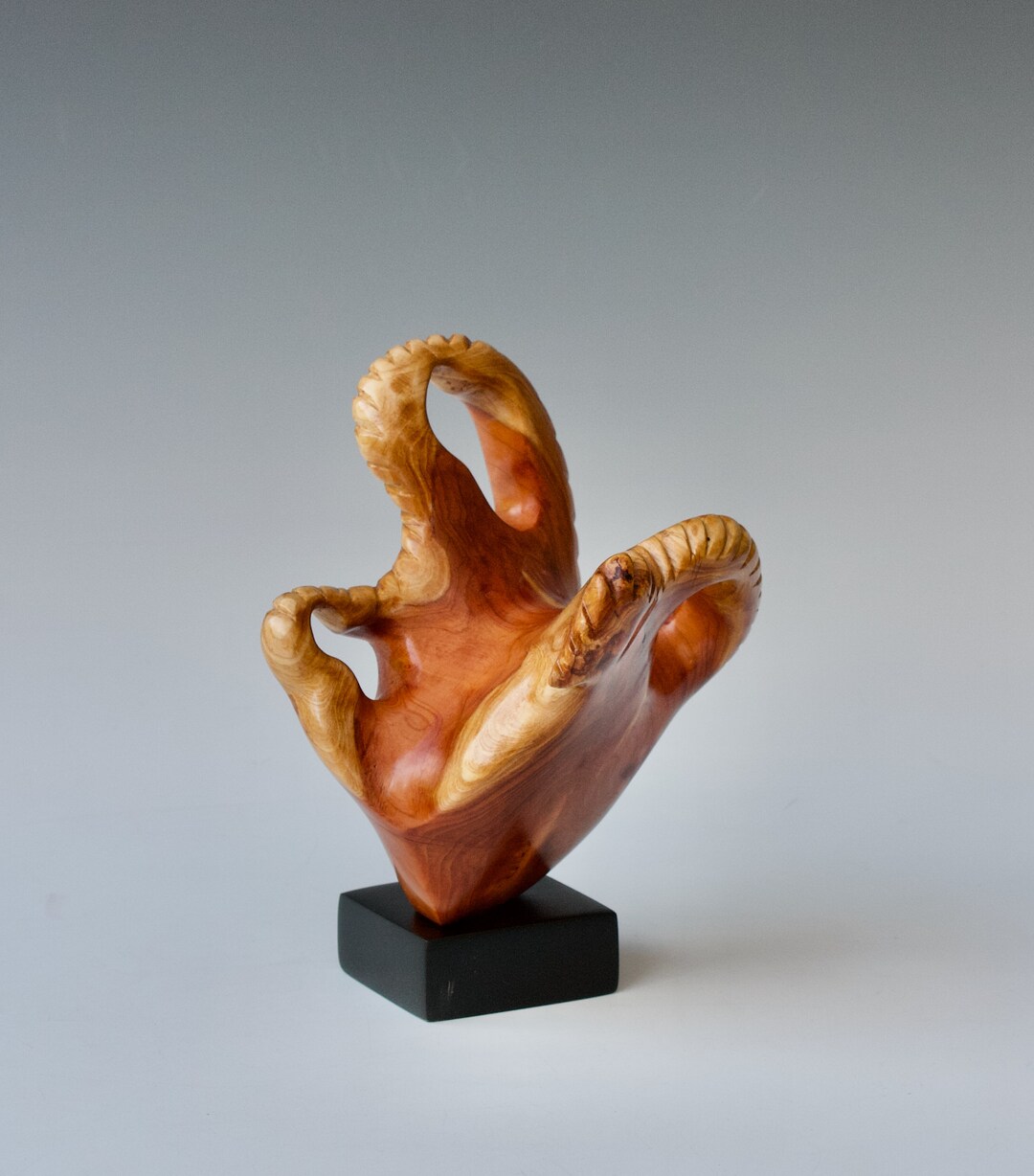 Wood Sculpture Urban Reclaimed Wood Abstract Hand Carved - Etsy