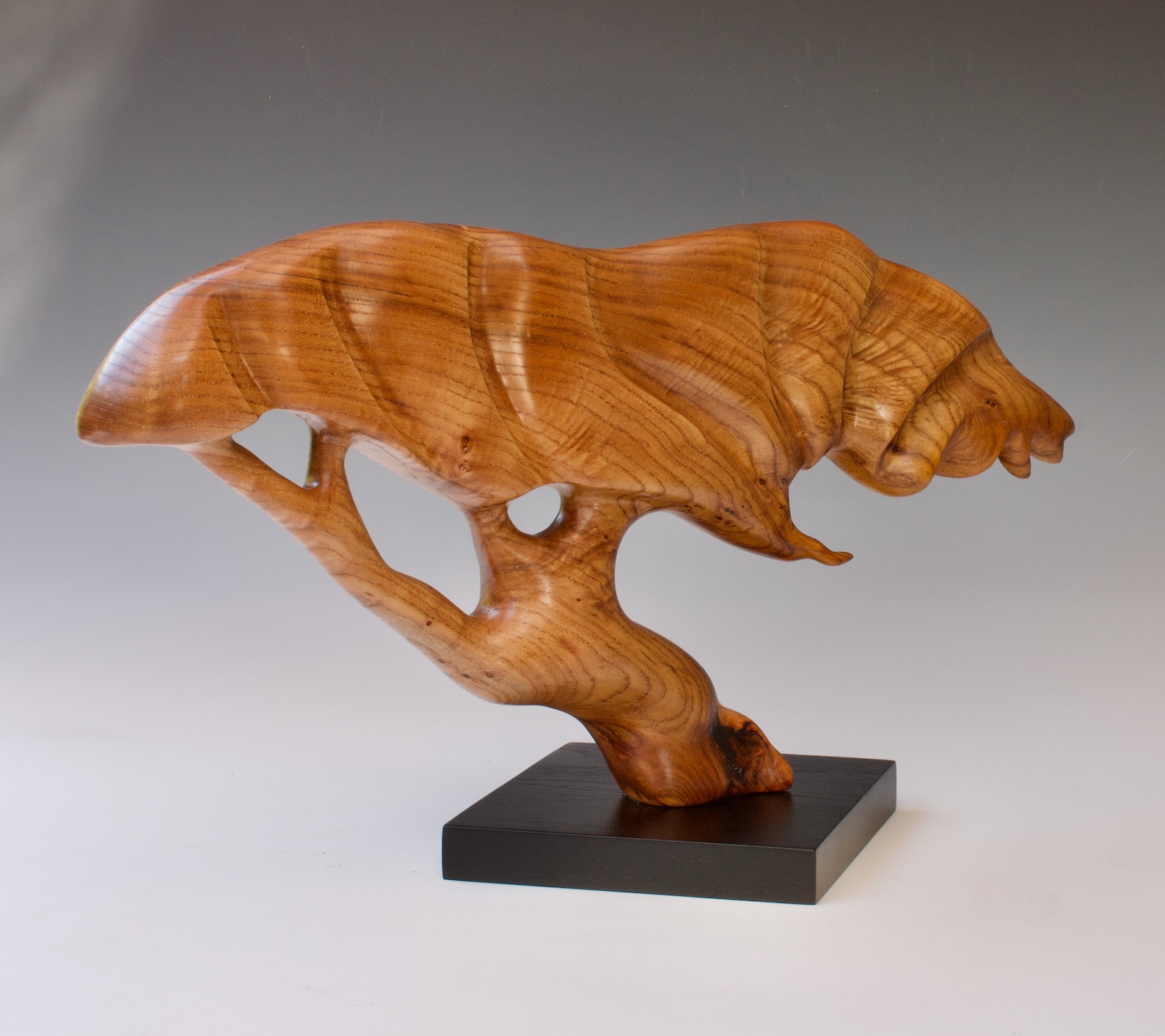 Wood Sculpture, Abstract, Hand Carved, Curio #146 - Etsy