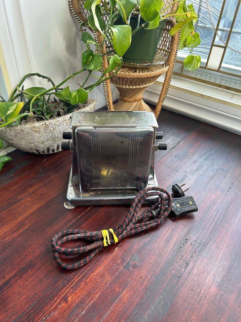 Vintage Flip Side Electric Stainless Steel Silver Toaster Made - Etsy