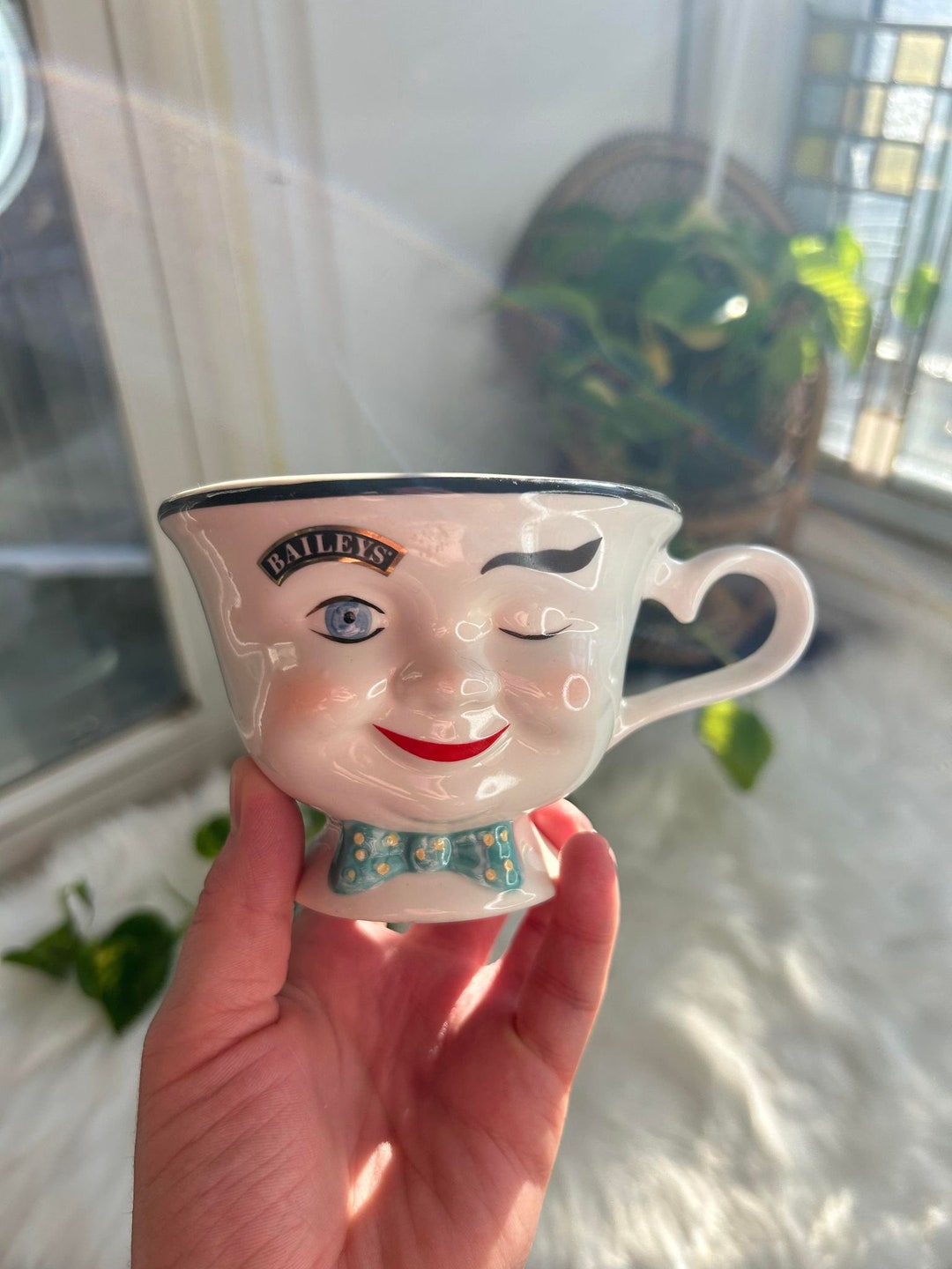 Vintage Baileys Winking Face Lips Souvenir Collectible Mug - Etsy