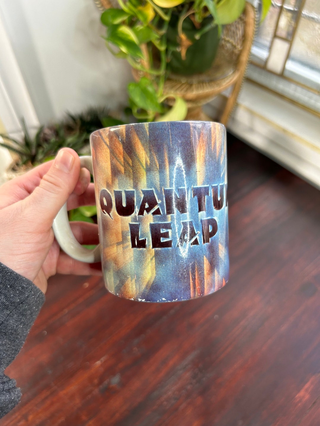 Vintage 1989 Quantum Leap Coffee Mug TV Series Scott Bakula Universal ...