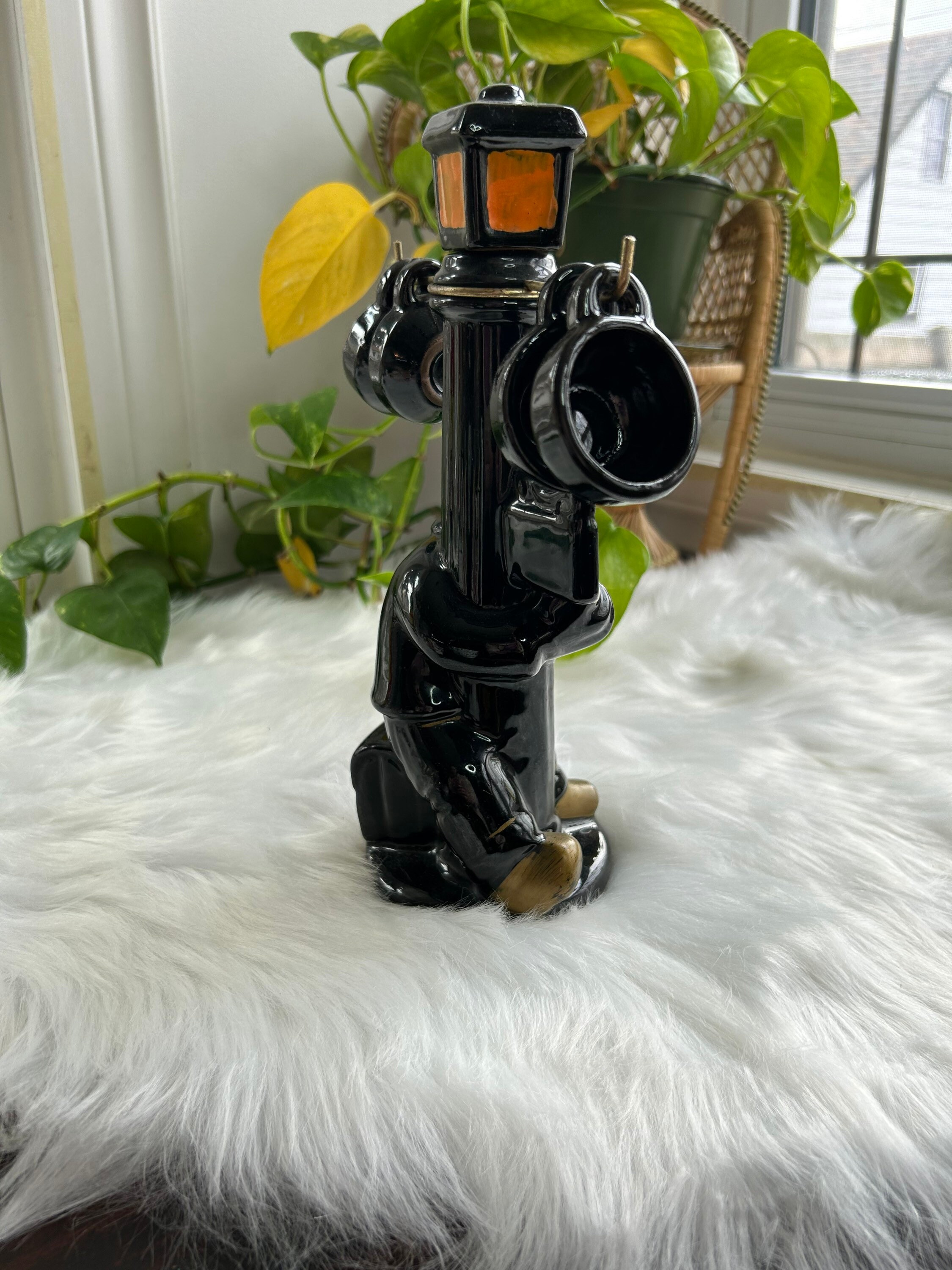 Vintage Whisky Decanter Man Pole Streetlight Sake Sat Shot - Etsy