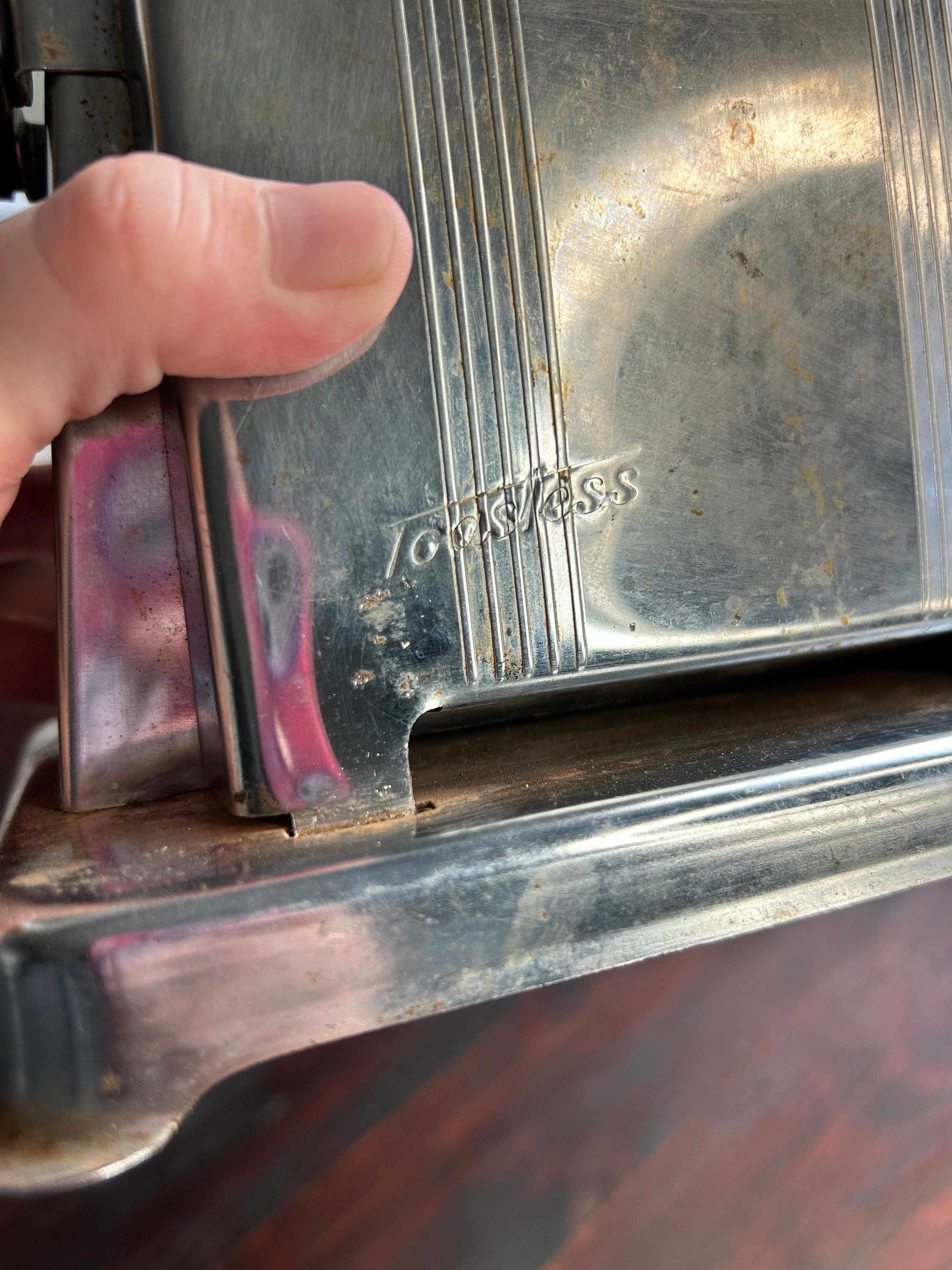 Vintage Flip Side Electric Stainless Steel Silver Toaster Made in ...