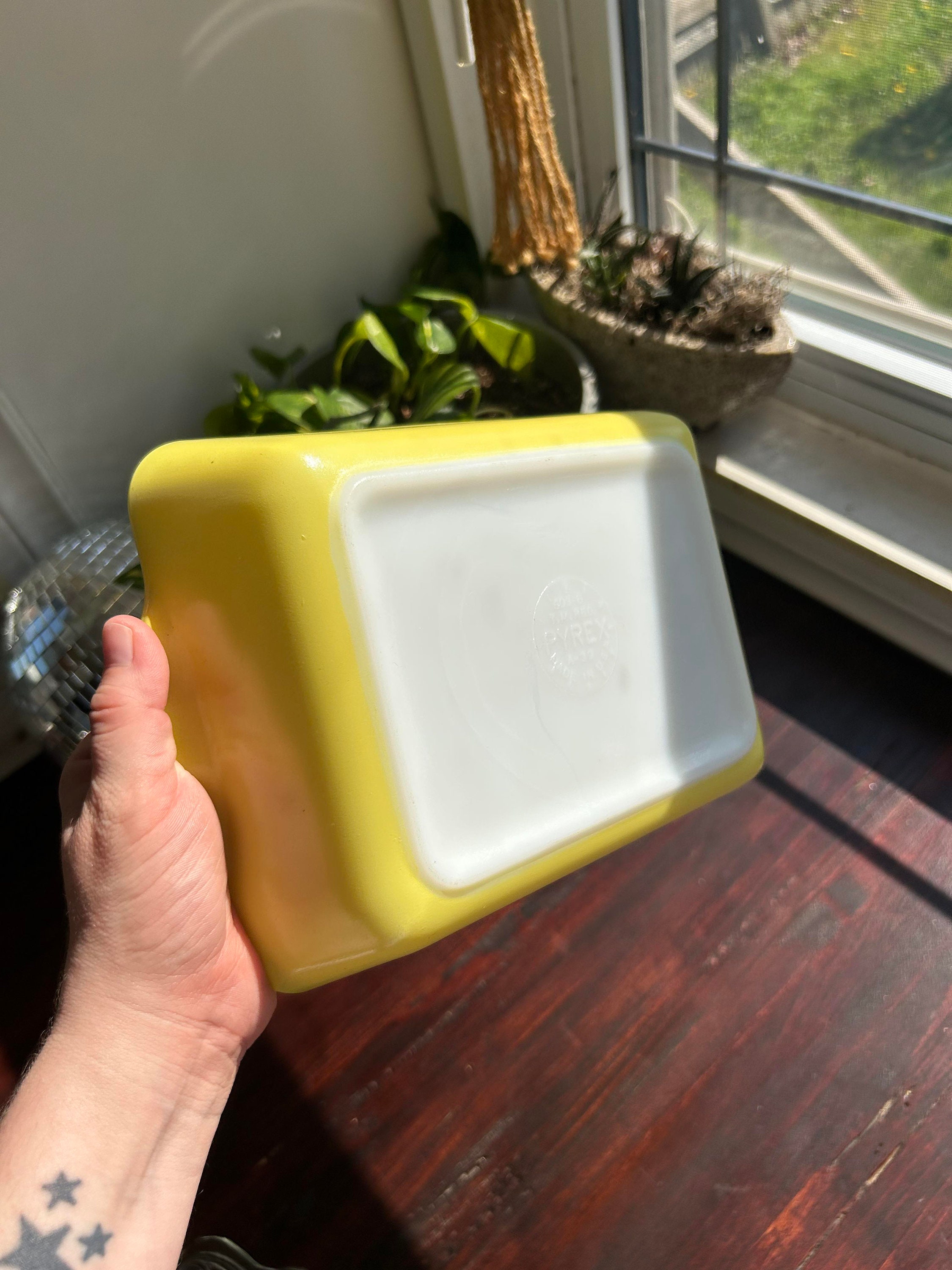 Large Yellow Pyrex Fridgie 503B Pyrex Casserole Dish With Lid - Etsy