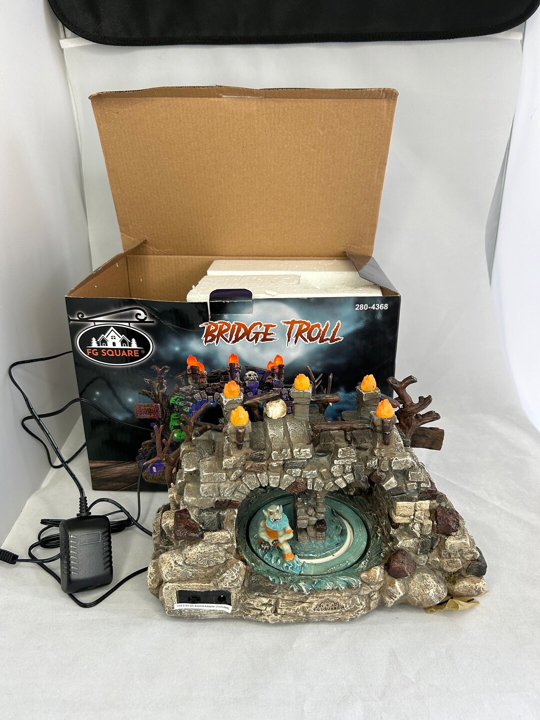 FG Square Bridge Troll Animation Lights up Halloween Town Decoration - Etsy