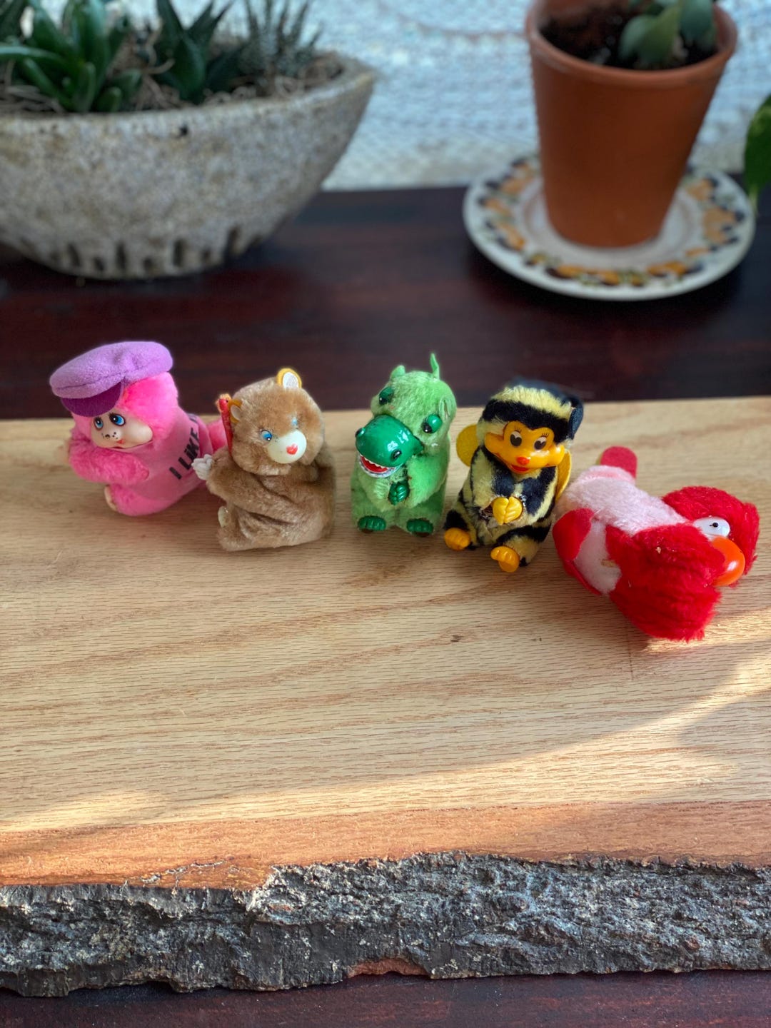 Vintage Fuzzy Pencil Pen Huggers Decoration Set of 5 - Etsy