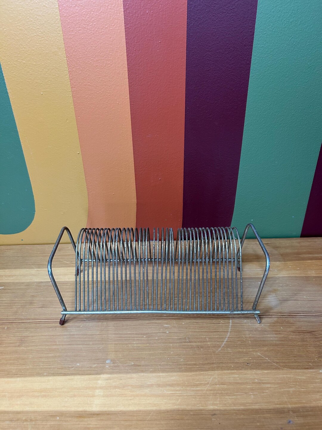 Gold LP Record Racks Holder Brass Organization Collection MCM Mid ...