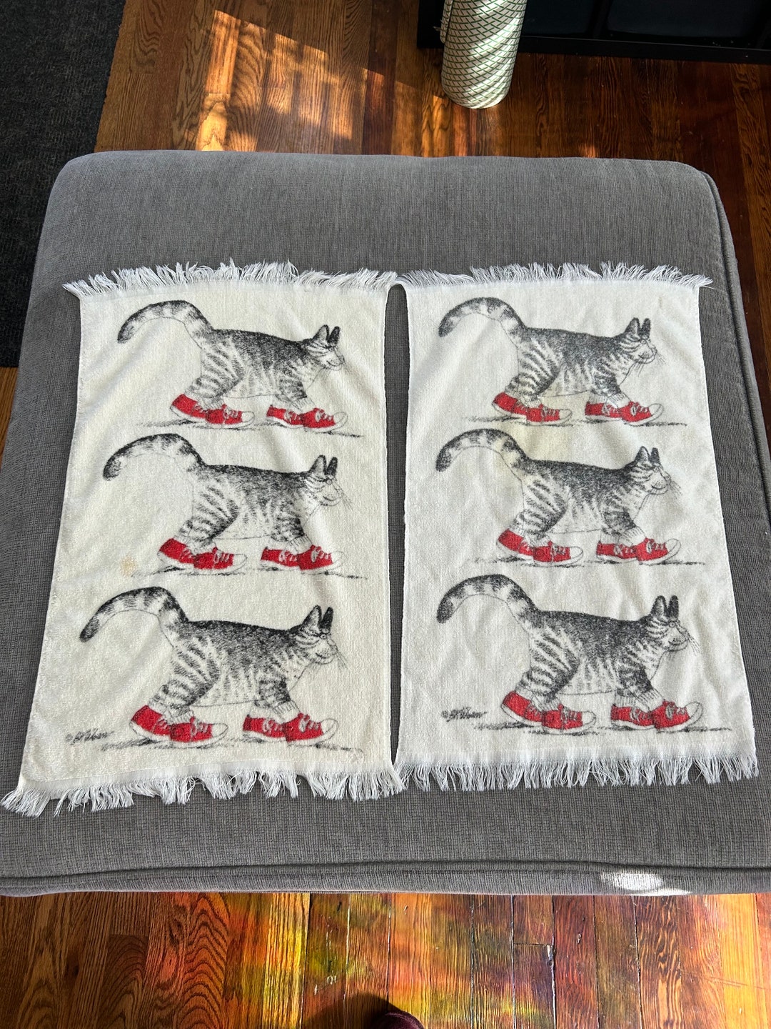 Kliban Cat Shoes Collectors Cat Lovers Sneakers Hand Towels Bathroom ...