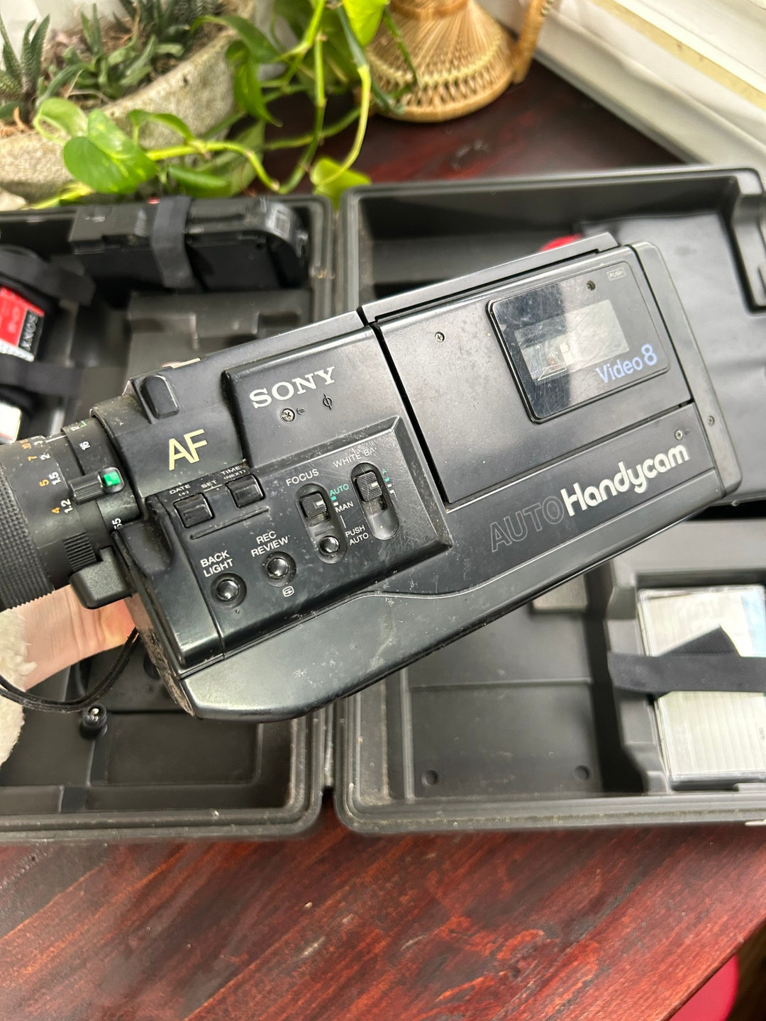 Vintage Sony Video 8 Camera Recorder System With Case Auto Handy Cam ...