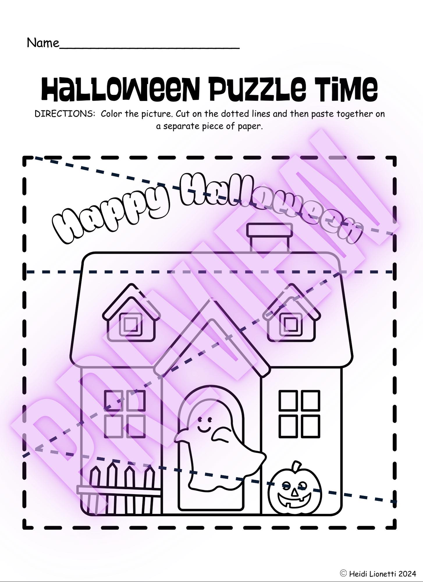 PRESCHOOL HALLOWEEN MATH Bundle - Etsy