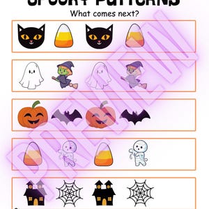 PRESCHOOL HALLOWEEN MATH Bundle - Etsy