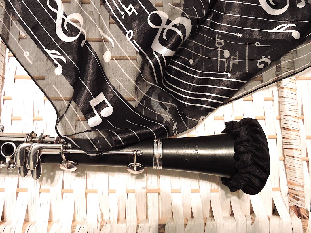 Clarinet Bell Cover | Black | Spandex-nylon | Concert Black | 2 Layers ...