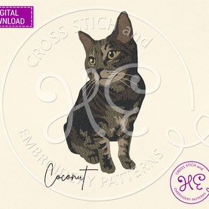 Tabby Cat Embroidery Designs, Machine Embroidery Pattern, Digital ...