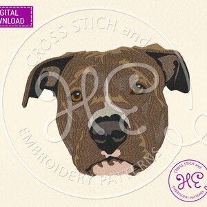 Pit Bull Embroidery Design, Machine Embroidery Pattern, Download ...