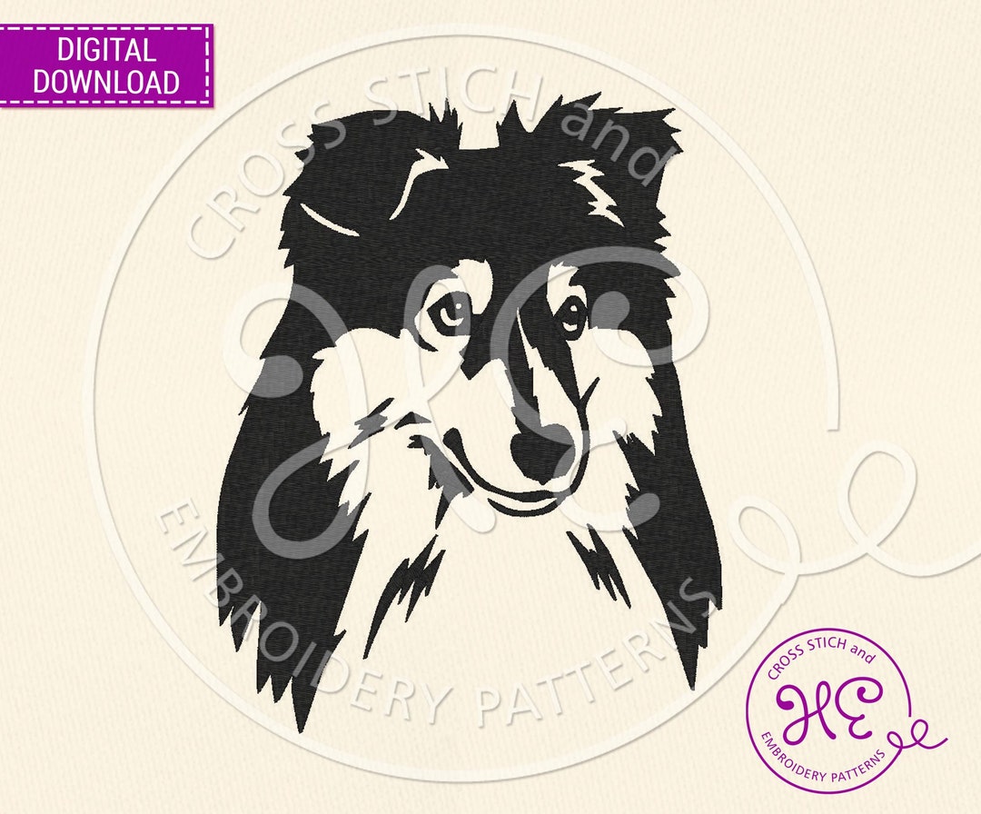 Sheltie Embroidery Designs, Machine Embroidery Pattern, Download ...