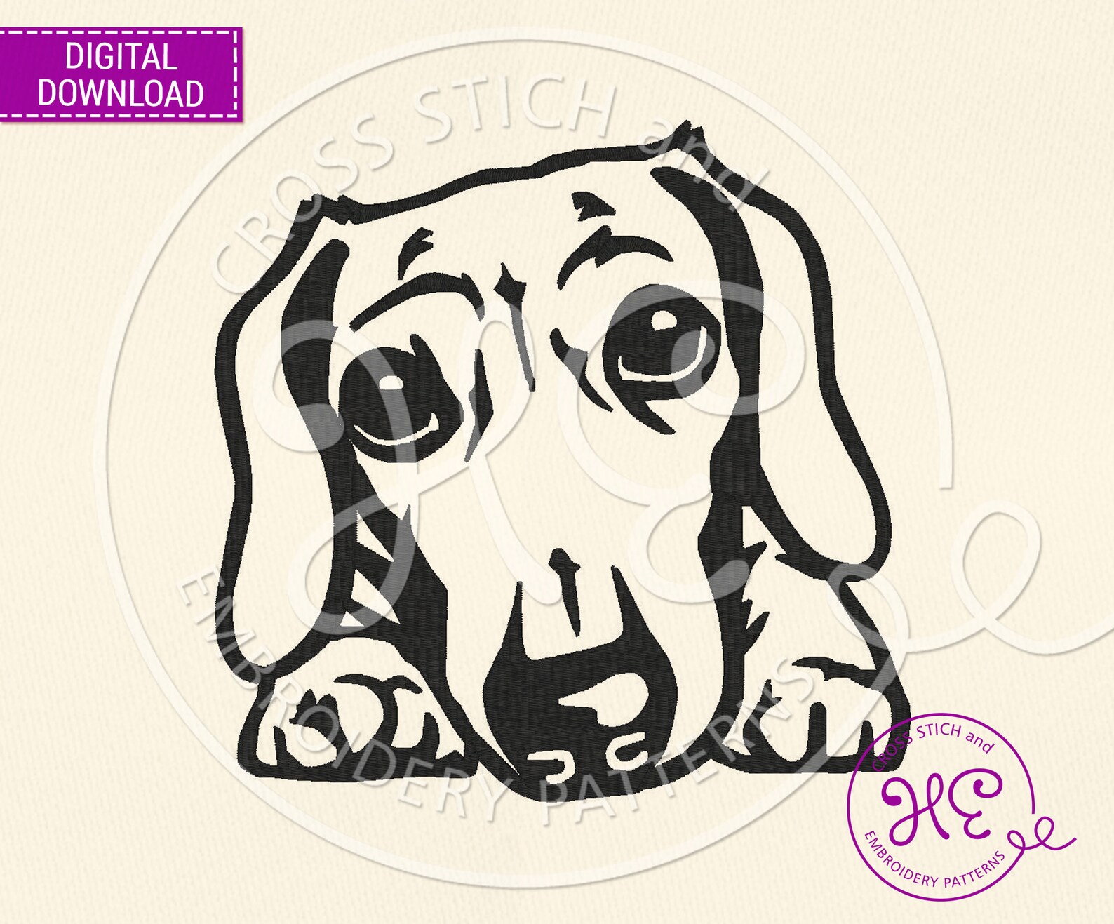 Mini Dachshund Dog Embroidery Designs Machine Embroidery - Etsy