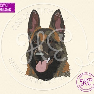 Belgian Malinois Embroidery Designs, Machine Embroidery Pattern ...