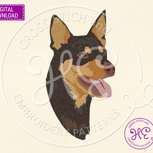 Australian Kelpie Dog Embroidery Design, Machine Embroidery Pattern ...