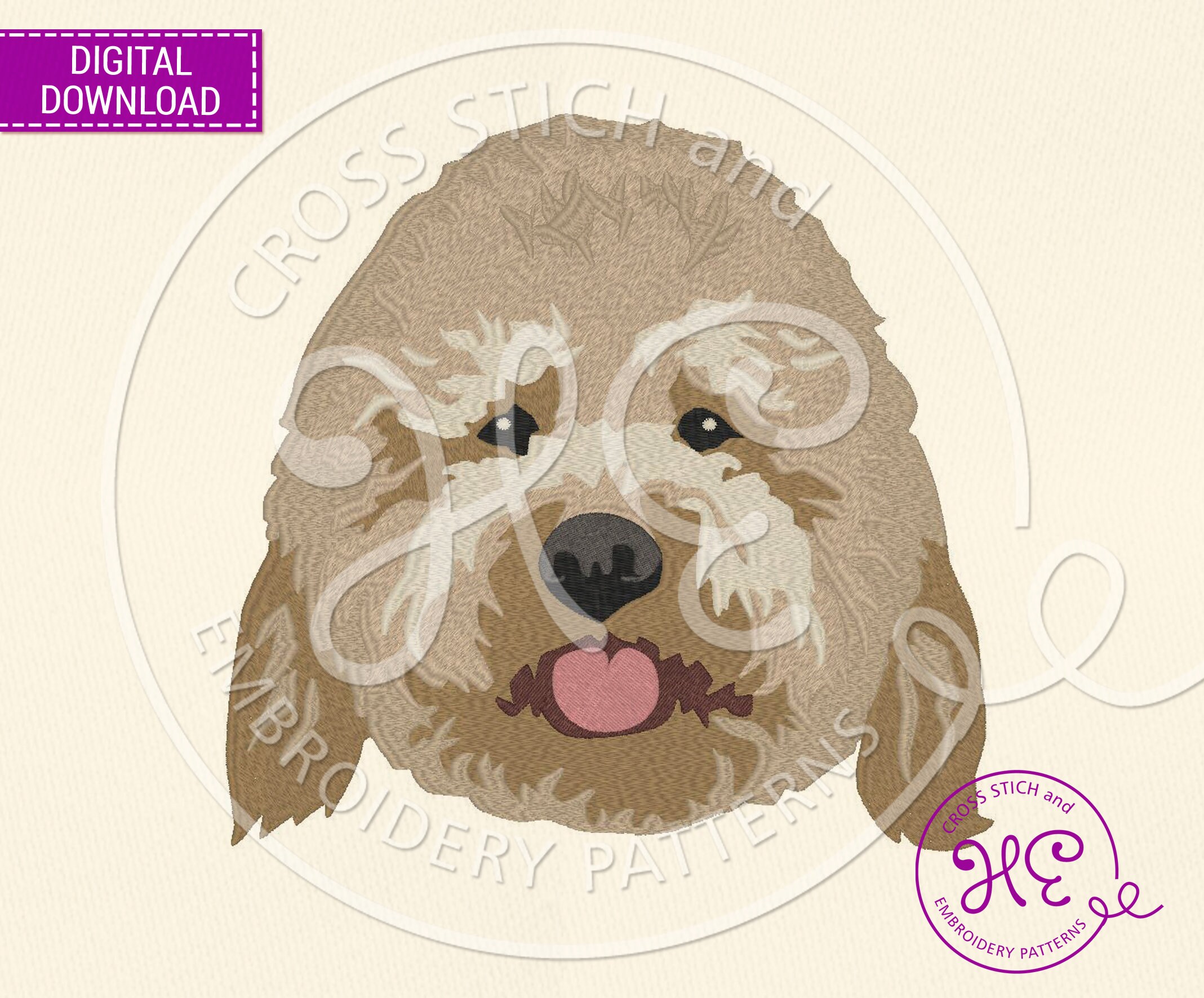 Doodle Dog Embroidery Designs, Machine Embroidery Pattern, Digital ...