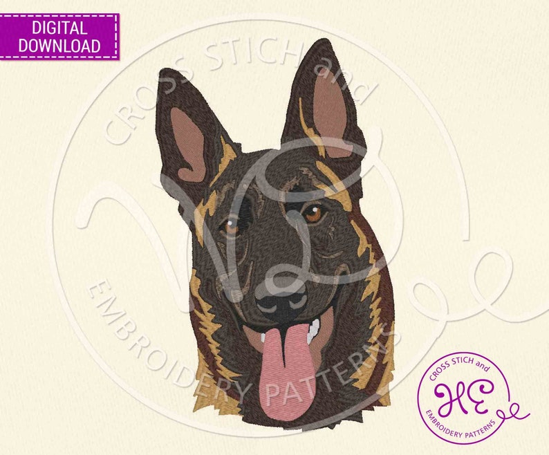 Belgian Malinois Embroidery Designs, Machine Embroidery Pattern ...