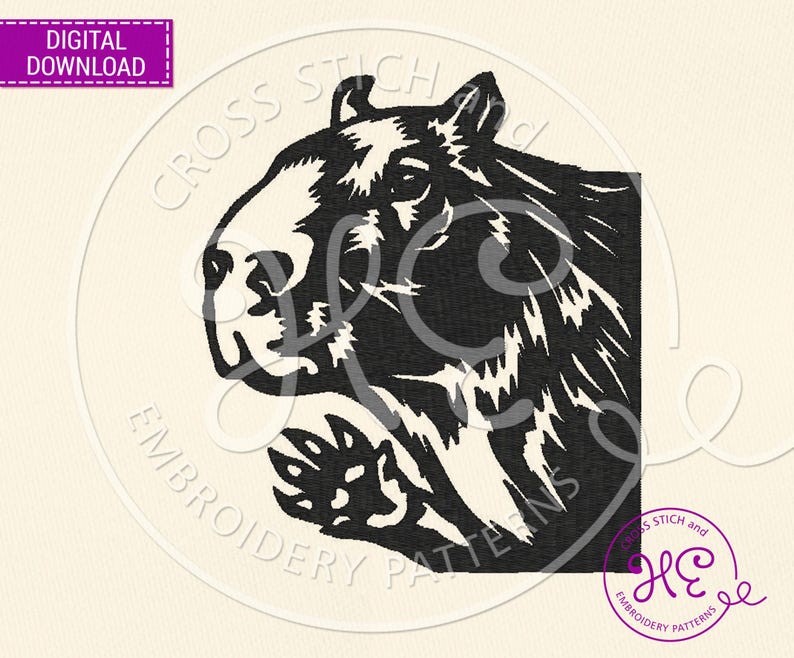 Capybara Embroidery Designs, Machine Embroidery Pattern, Download, Cute ...