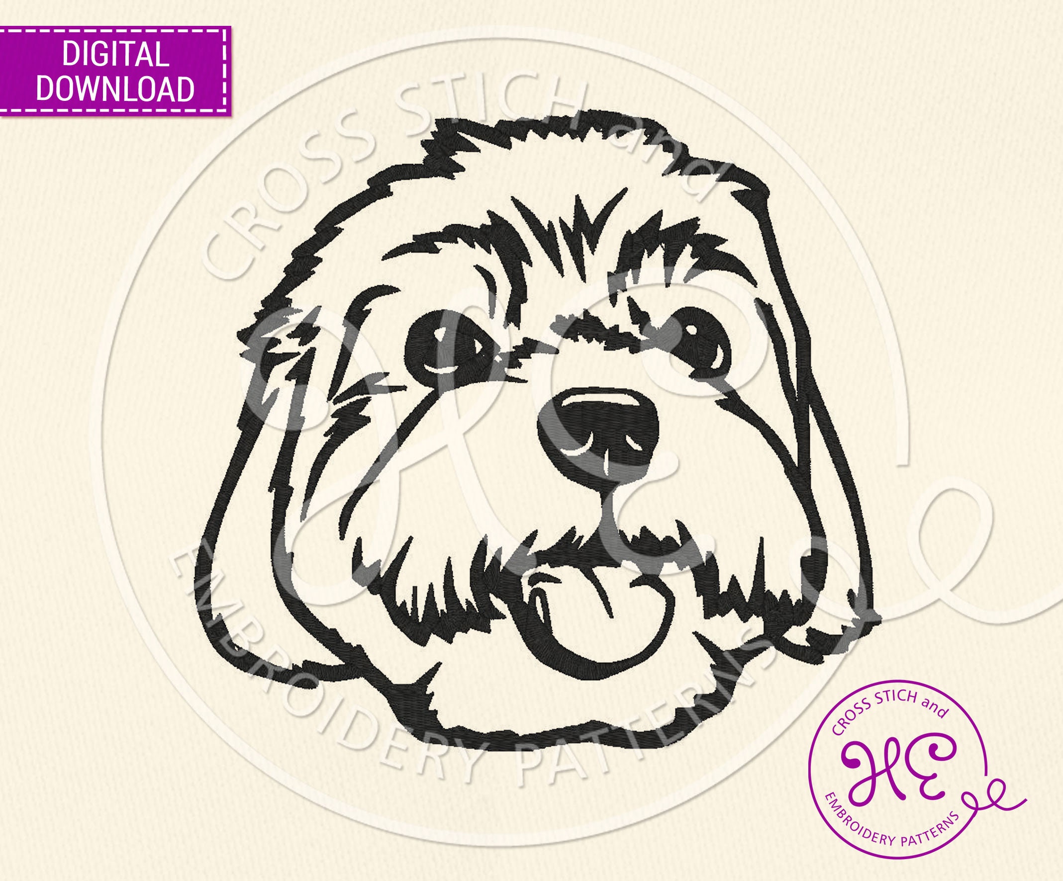 Maltese Embroidery Designs Machine Embroidery Pattern - Etsy