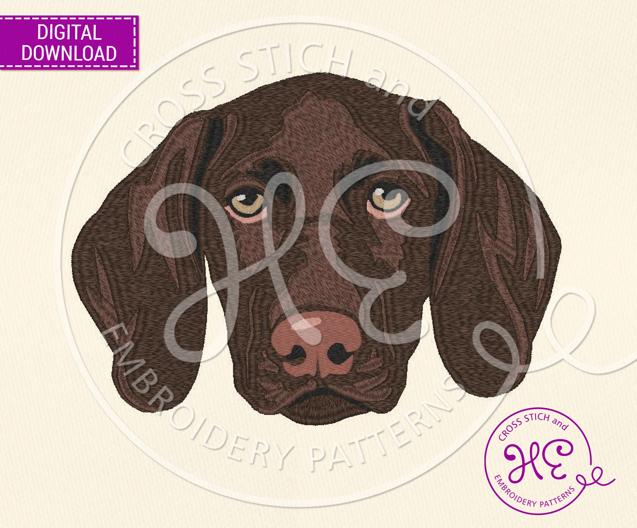 German Shorthaired Pointer Embroidery Designs Machine - Etsy