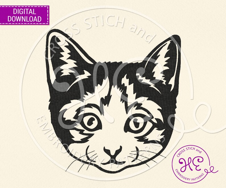 Calico Cat Embroidery Designs, Machine Embroidery Pattern, Ukraine ...