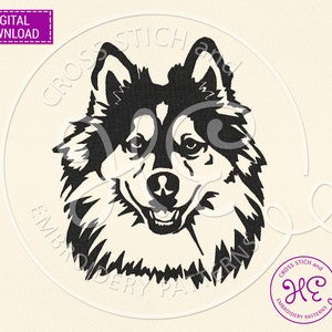 Pomsky Dog Embroidery Designs, Machine Embroidery Pattern, Download ...