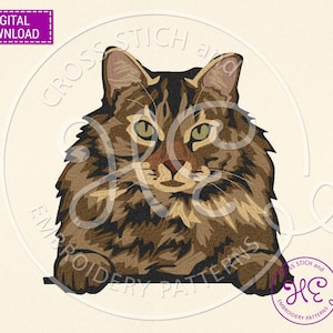 Tabby Cat Embroidery Designs, Machine Embroidery Pattern, Digital ...