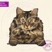 Tabby Cat Embroidery Designs, Machine Embroidery Pattern, Digital ...