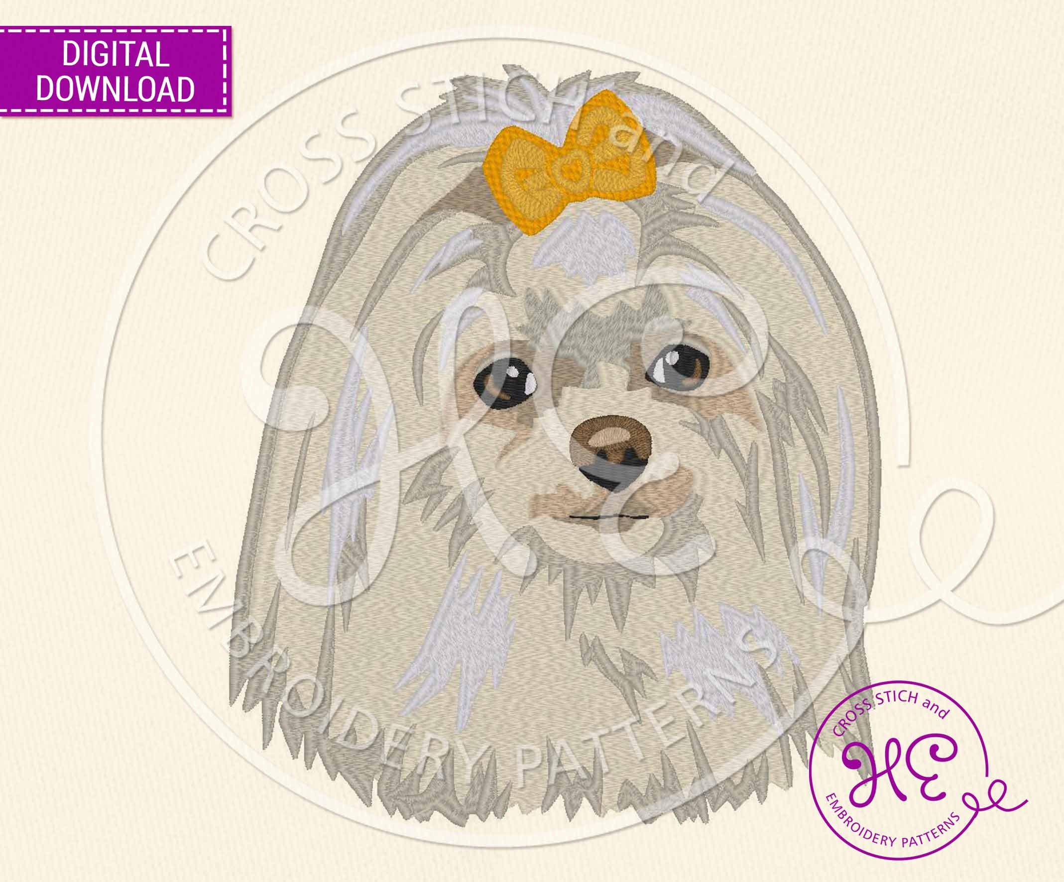 Maltese Embroidery Designs, Machine Embroidery Pattern, Download ...