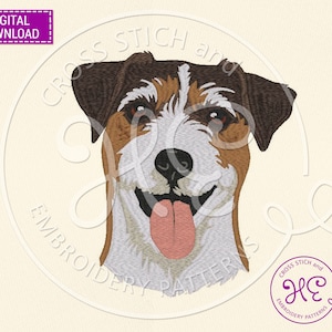 Jack Russell Terrier Dog Embroidery Designs, Machine Embroidery Pattern ...