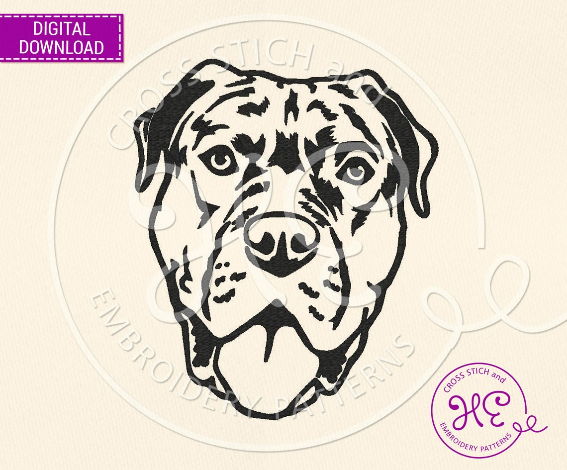 Cane Corso Dog Embroidery Design, Machine Embroidery Pattern, Download ...