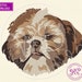Shih Tzu Embroidery Designs, Machine Embroidery Pattern, Download, Cute ...